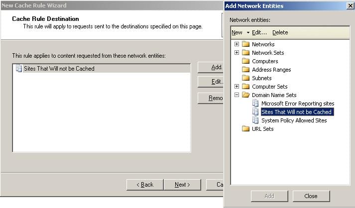 Isa Firewall Quick Tip How To Disable Caching Of Specific Website