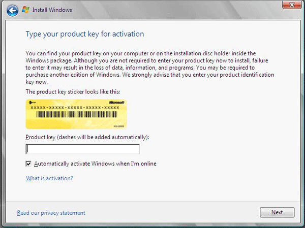 Upgrading Windows Server 2008 RC0 To RC1