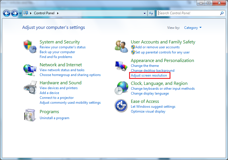 Changing Screen Resolution in Windows 7 - ElMajdal.net