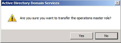 Transferring FSMO Roles in Windows Server 2008