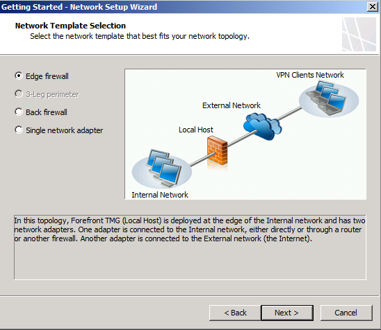 Exploring New Features in Forefront TMG 2010 : The Getting Started Wizard - ElMajdal.net