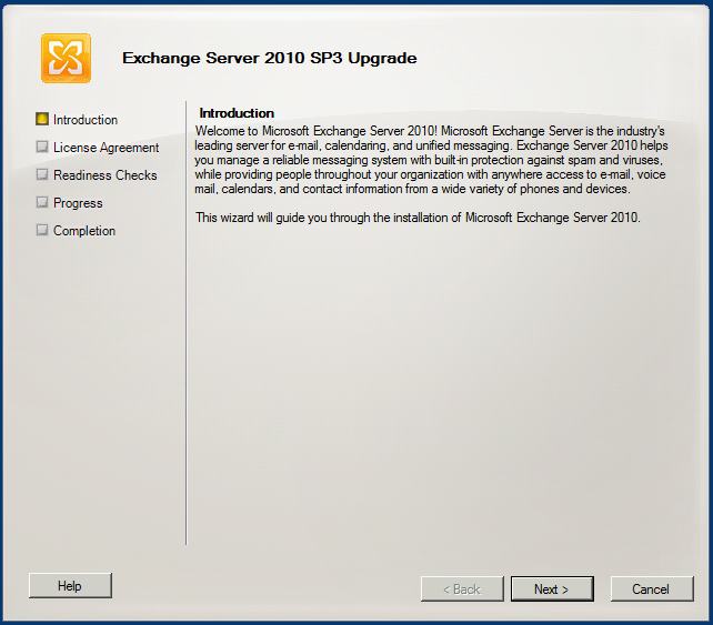 Installing Service Pack 3 For Exchange Server 2010 - ElMajdal.net