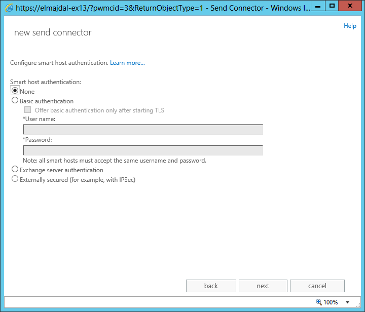 How To Create an Outbound Send Connector In Exchange Server 2013 - ElMajdal.net