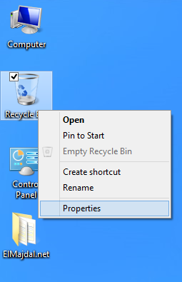 How To Enable The Delete Confirmation Dialog in Windows 8 - ElMajdal.net