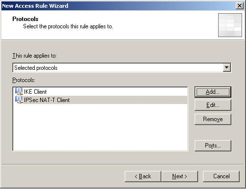 ISA Firewall Quick Tip : How To Allow Cisco VPN Client To Connect ...