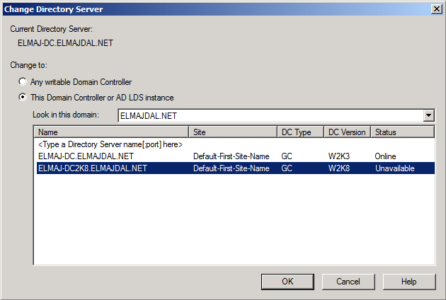 Transferring FSMO Roles in Windows Server 2008 – ElMajdal.net