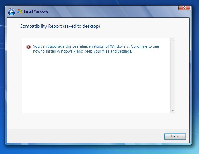 In-Place Upgrade From Windows 7 Beta / RC To Windows 7 RTM - ElMajdal.net