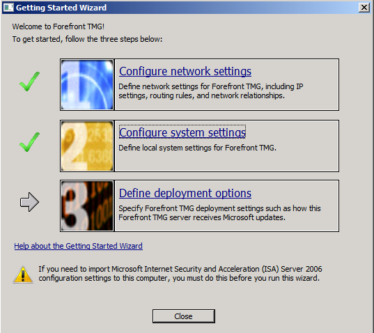 Exploring New Features in Forefront TMG 2010 : The Getting Started ...