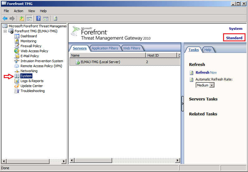 Upgrading TMG Server 2010 Standard Edition To Enterprise Edition