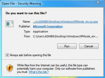 Downloading and Installing Windows XP Mode and Windows Virtual PC on ...