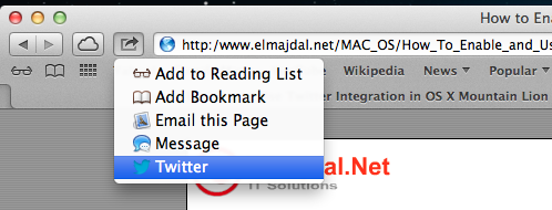 How to Enable and Use Twitter Integration in OS X Mountain Lion ...