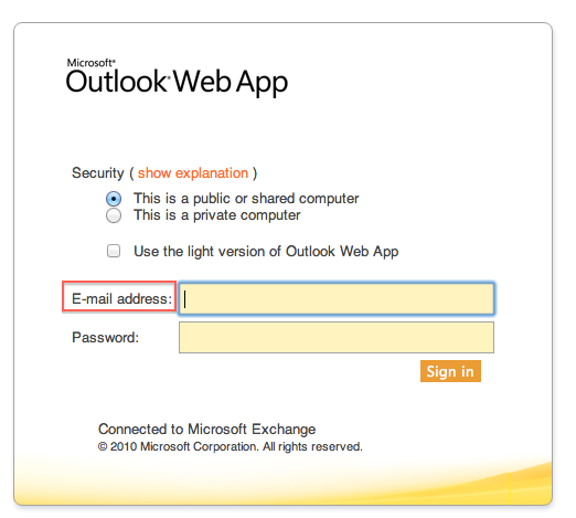 How to Change OWA Forms-Based Logon Option in Exchange Server 2010 ...