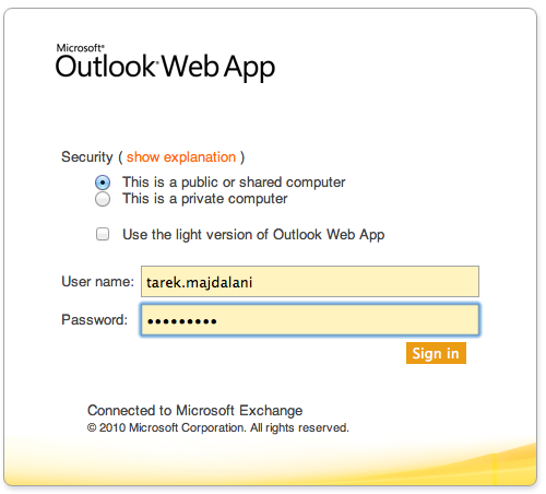 How to Change OWA Forms-Based Logon Option in Exchange Server 2010 ...