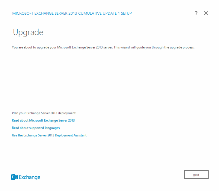 How To Upgrade Exchange Server 2013 To Exchange Server 2013 Cumulative ...