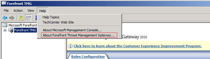ISA 2004, ISA 2006 and TMG Server 2010 Version Numbers - ElMajdal.net