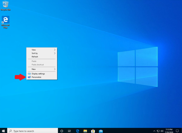 Changing Windows 10 Desktop Icons