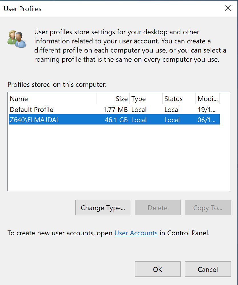 How to Delete User Profile of an Account in Windows 10