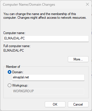 How To Join a Windows 11 Computer To an Active Directory Domain